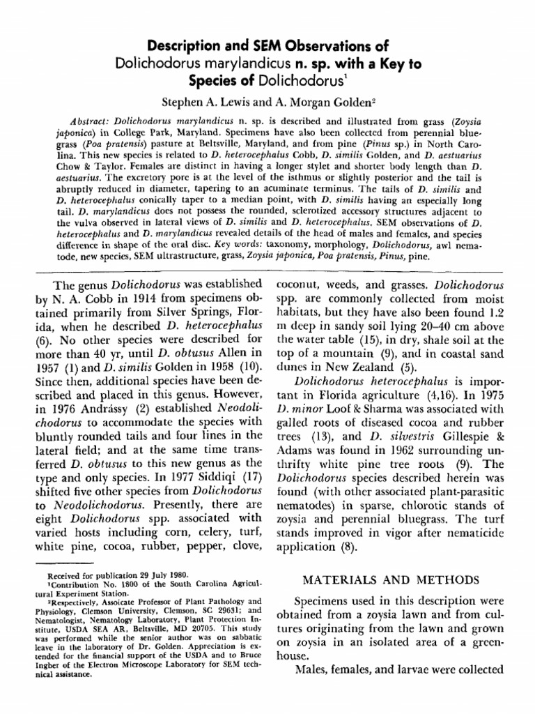 Doli | PDF | Scanning Electron Microscope | Nematode