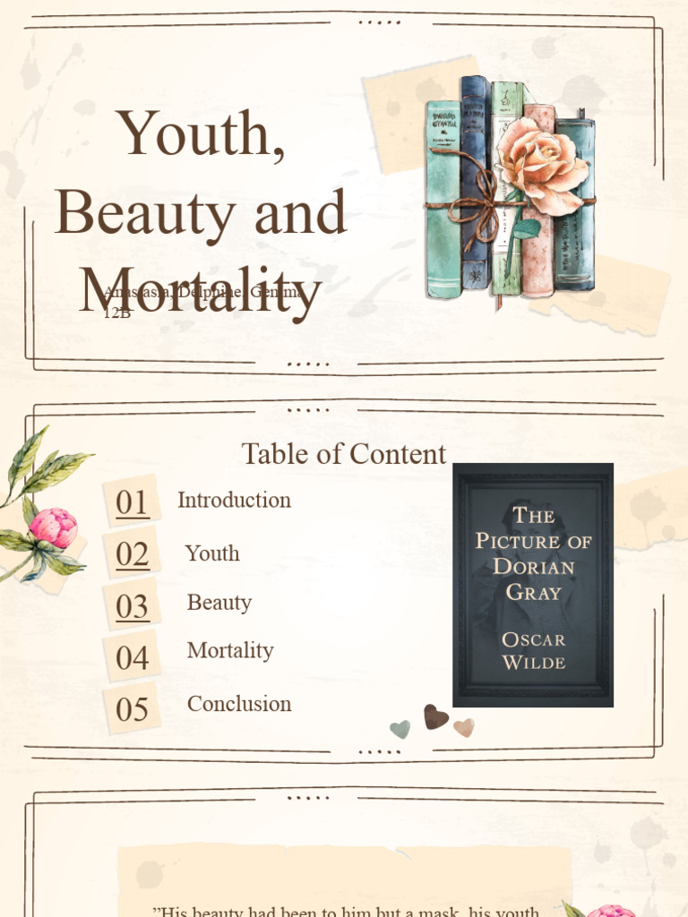 Dorian Gray: Youth, Beauty, and Mortality | PDF | Beauty | The Picture ...