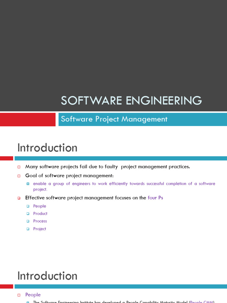 Software Project Management Guide | PDF | Project Management | Goal