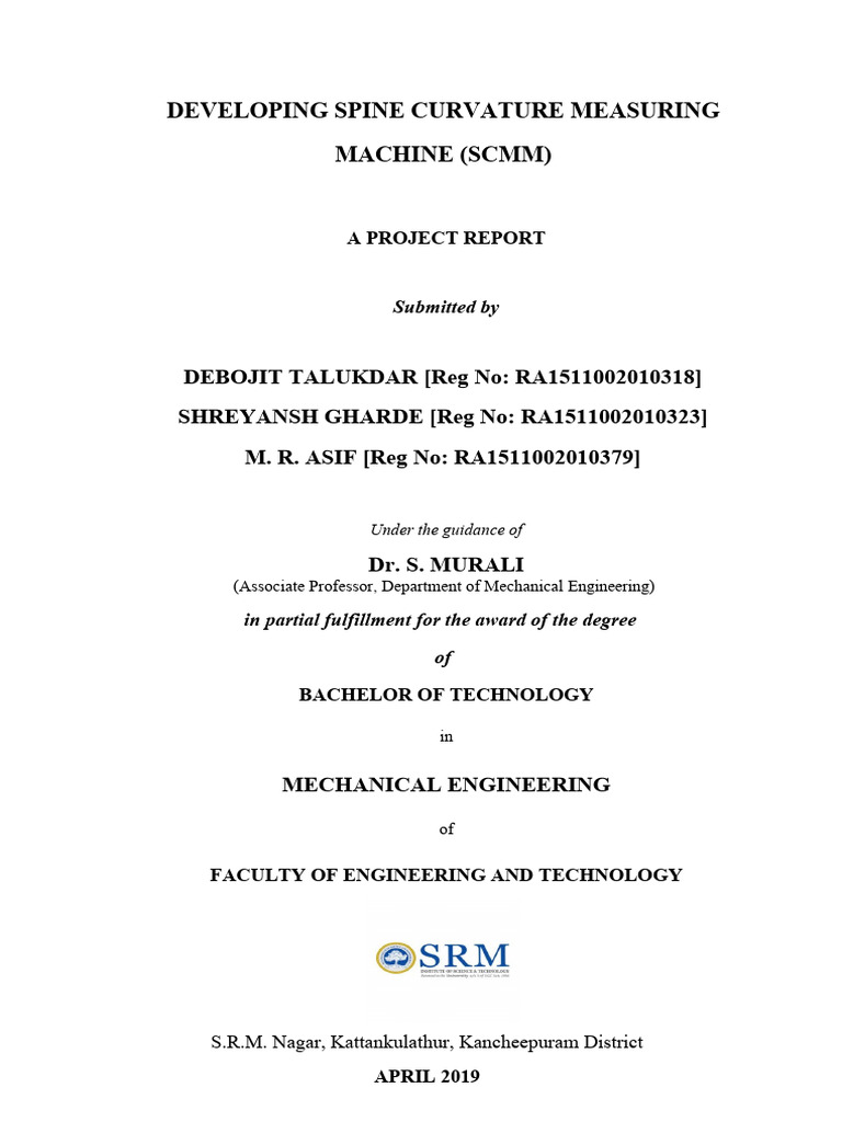 SCMM Word (Reference Changed) | PDF | Vertebral Column