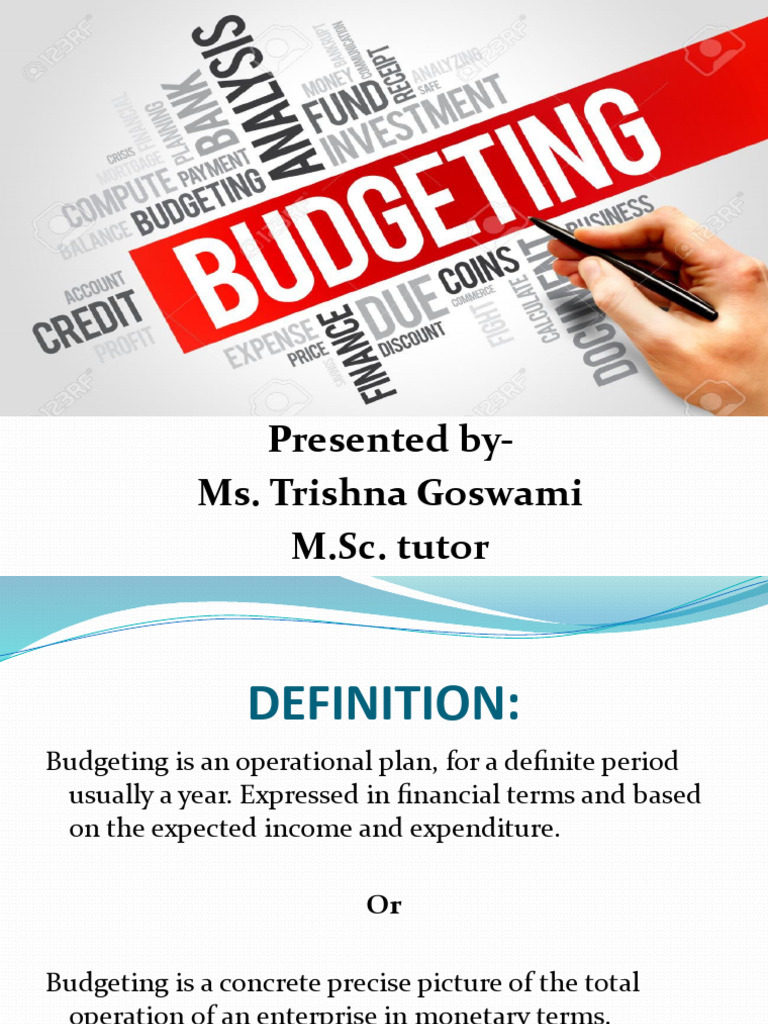 Budgeting 180116052926 | PDF | Budget | Expense