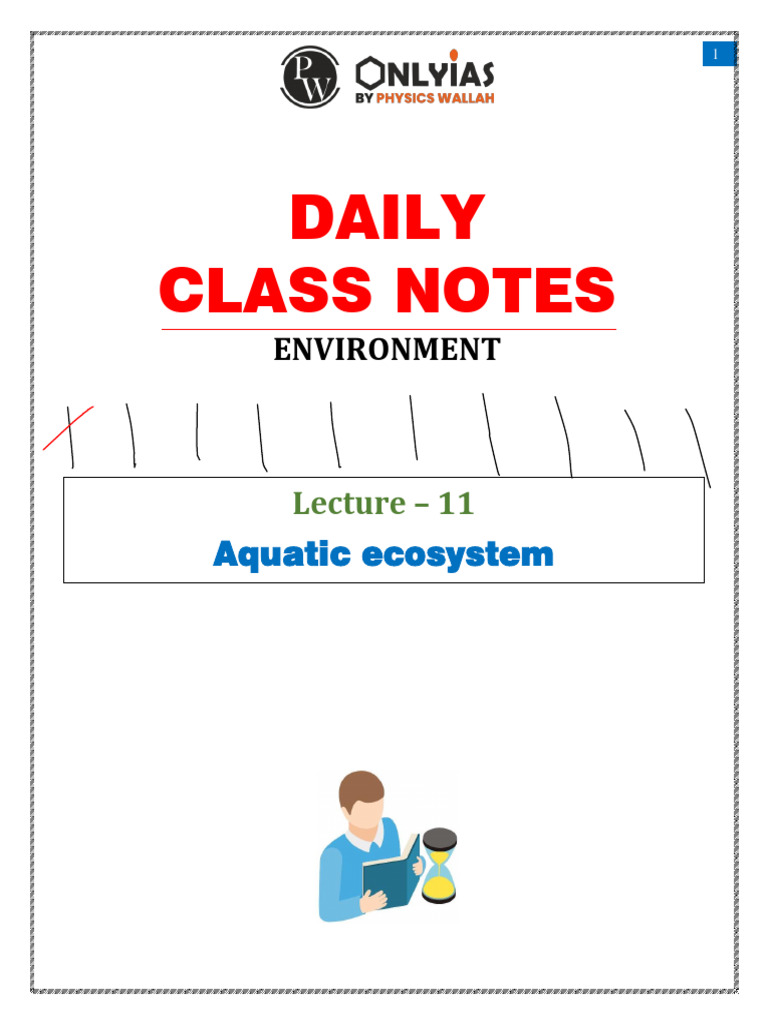 Environment 11 - Daily Class Notes - (Sankalp (UPSC 2024) ) | PDF ...
