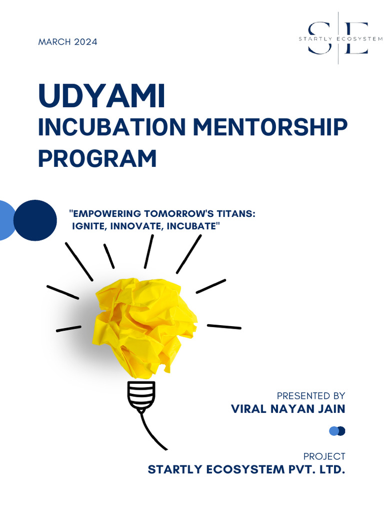 Startly's Entrepreneur Mentorship | PDF | Startup Company | Small ...
