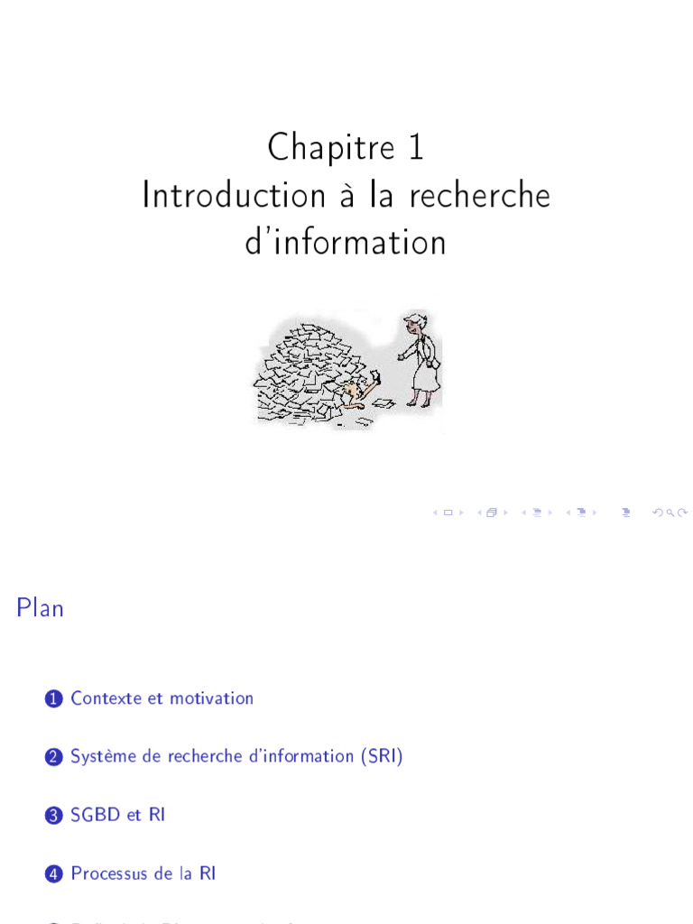 Introduction à la Recherche d'Information | PDF | Recherche d ...