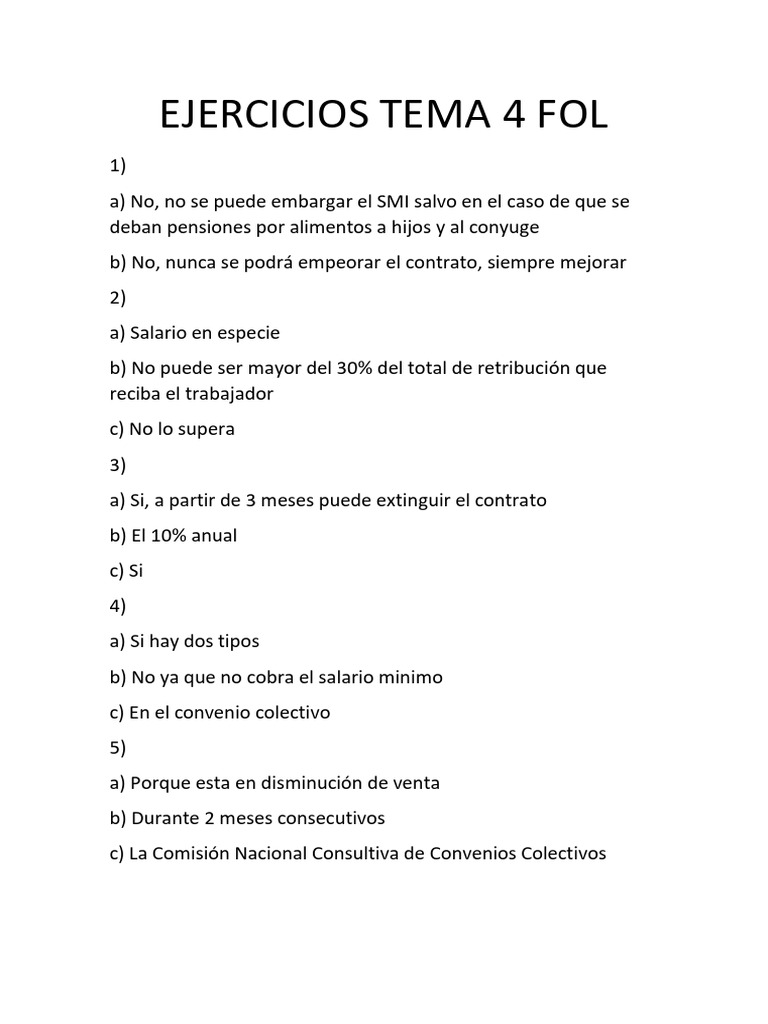 Ejercicios Tema 4 Fol | PDF