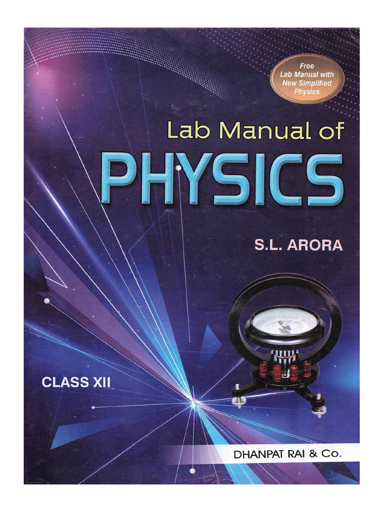 Class 12 Physics Lab Manual by S.L. Arora | PDF | Significant Figures | Electrical Network