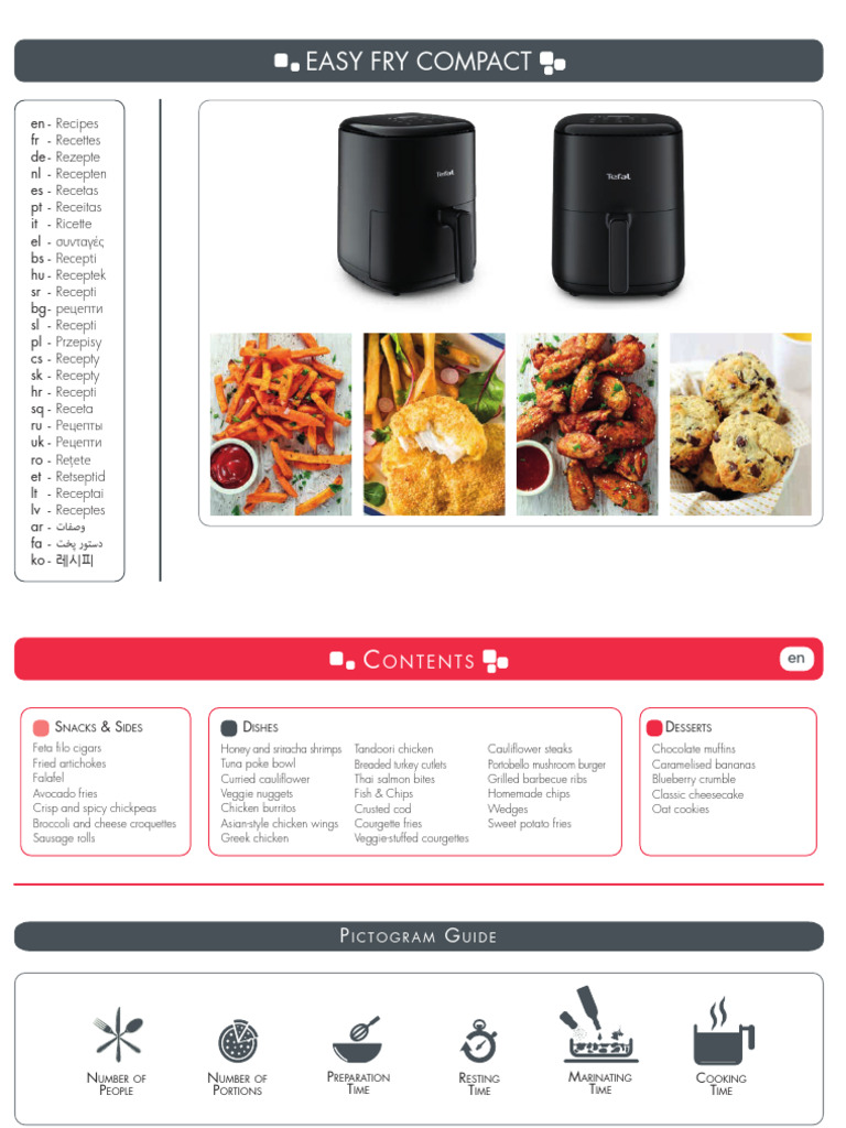 Easy Fry Compact 3L RB EY145 EZ145 | PDF | Curry | Sauce