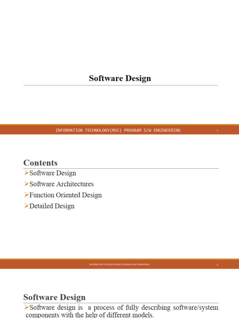 SE Design | PDF | Software Architecture | System