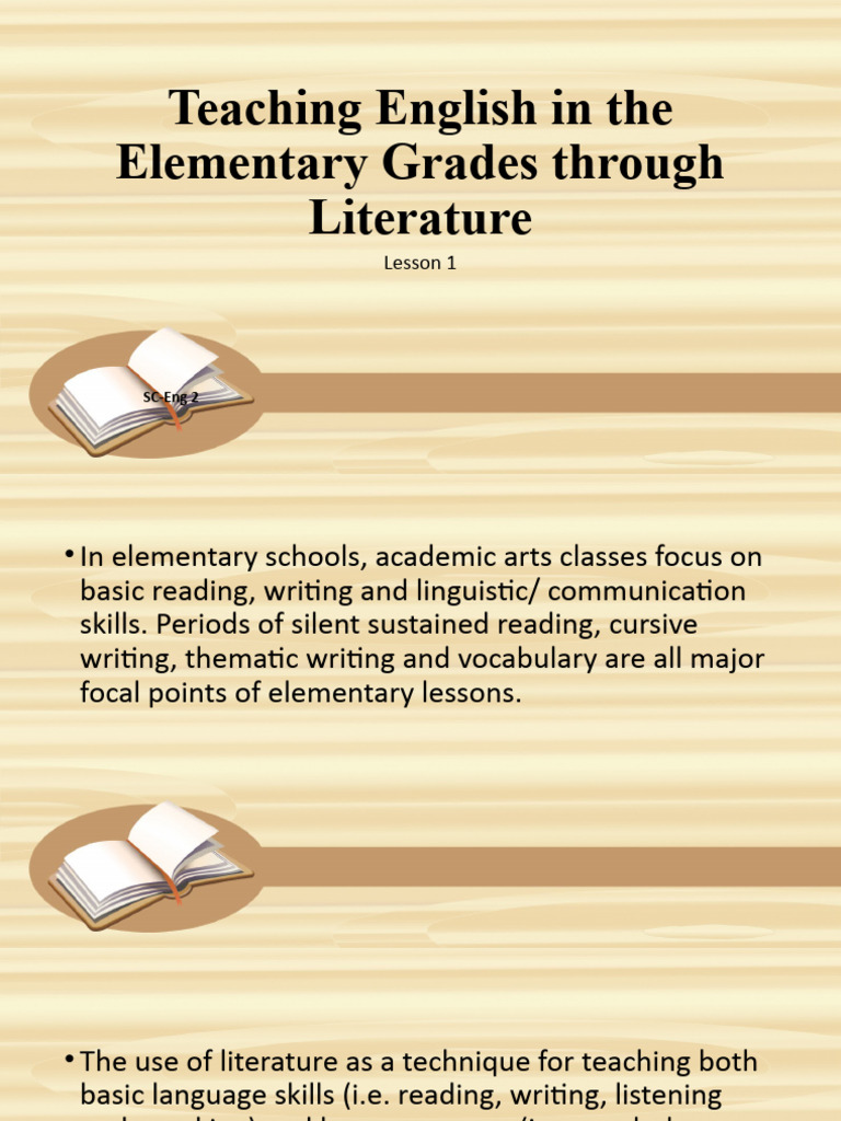 Teaching English through Children's Literature | PDF | Literacy | Learning