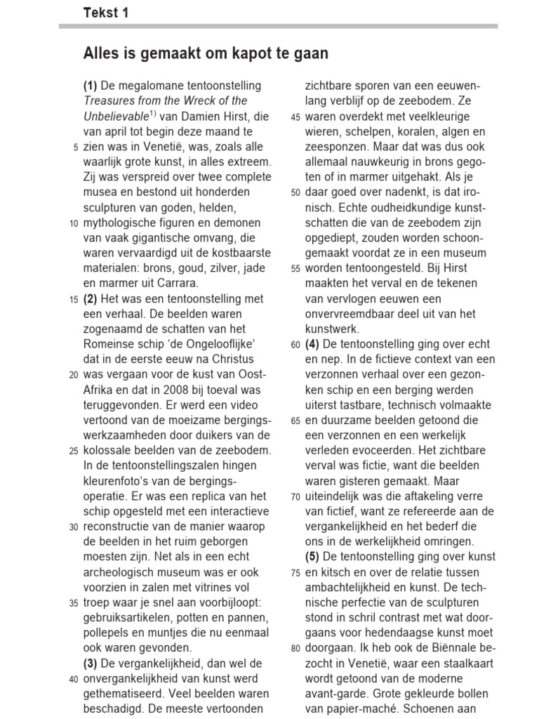 Alles Is Gemaakt Om Kapot Te Gaan | PDF
