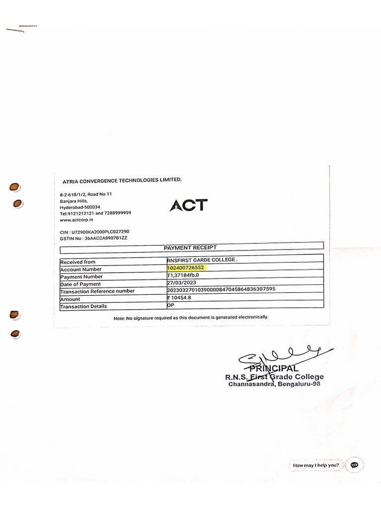 Act Bill | PDF