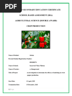 Student Crop Production Project | PDF | Fertilizer | Soil