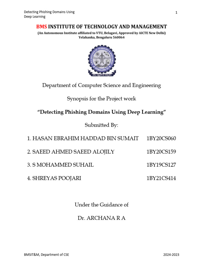 Detecting Phishing Domains Using Deep Learning | PDF | Deep Learning ...