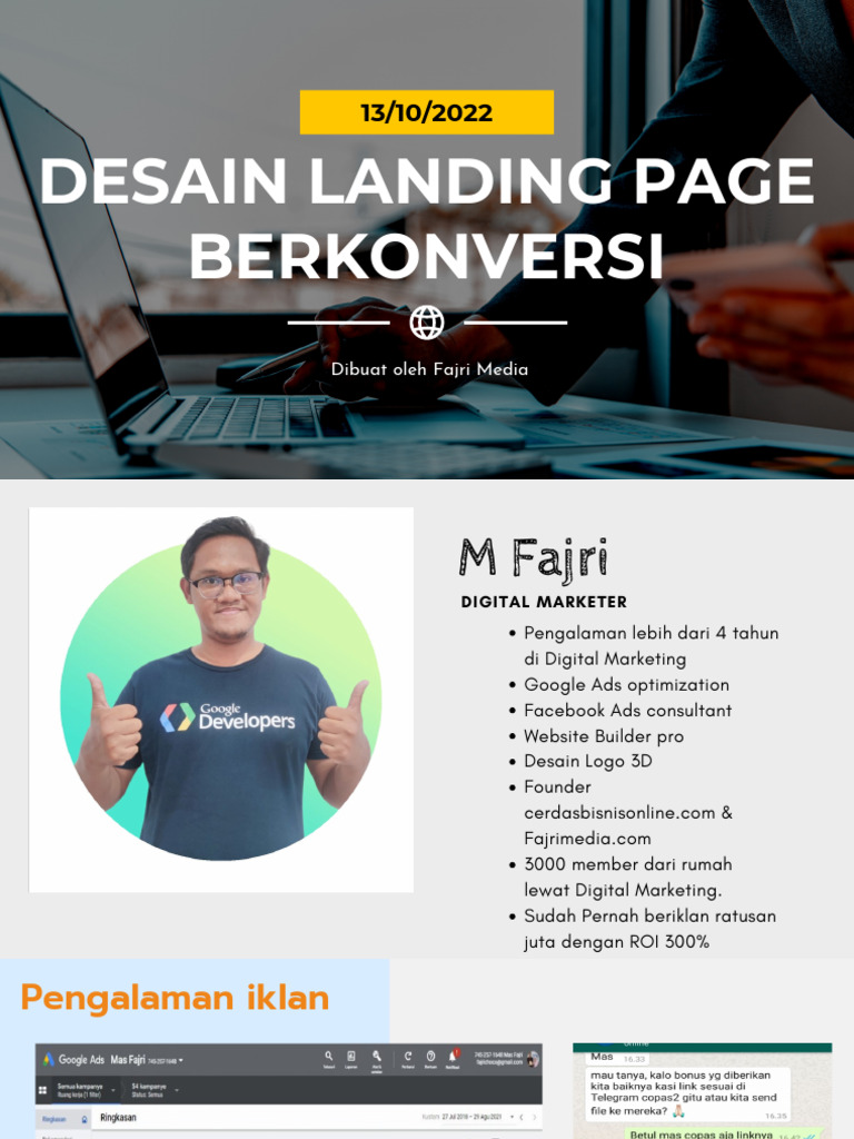 Cara Membuat Landing Page Efektif | PDF