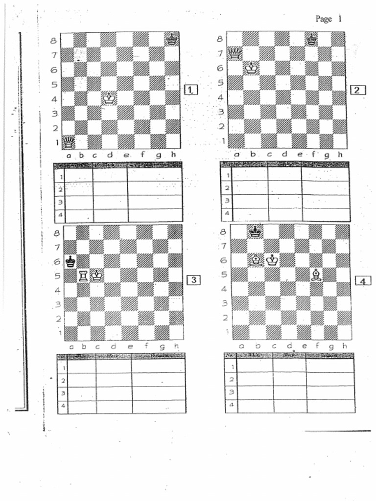 Checkmate in 4 | PDF