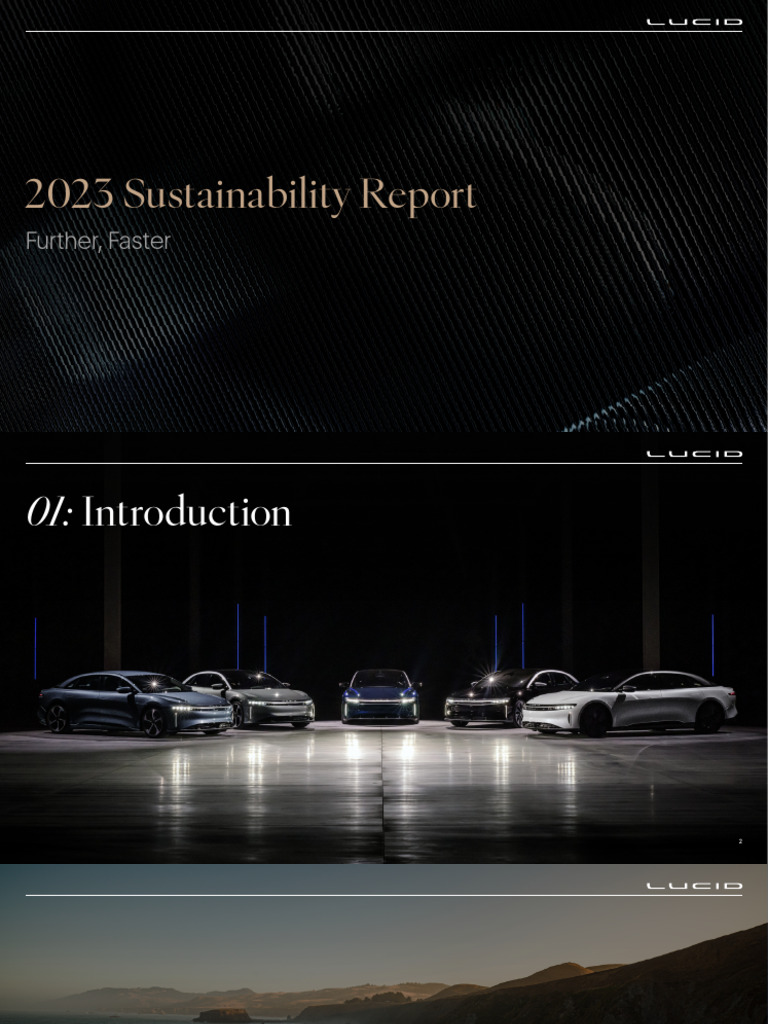 Lucid Group 2023 Sustainability Report | PDF | Electric Vehicle ...