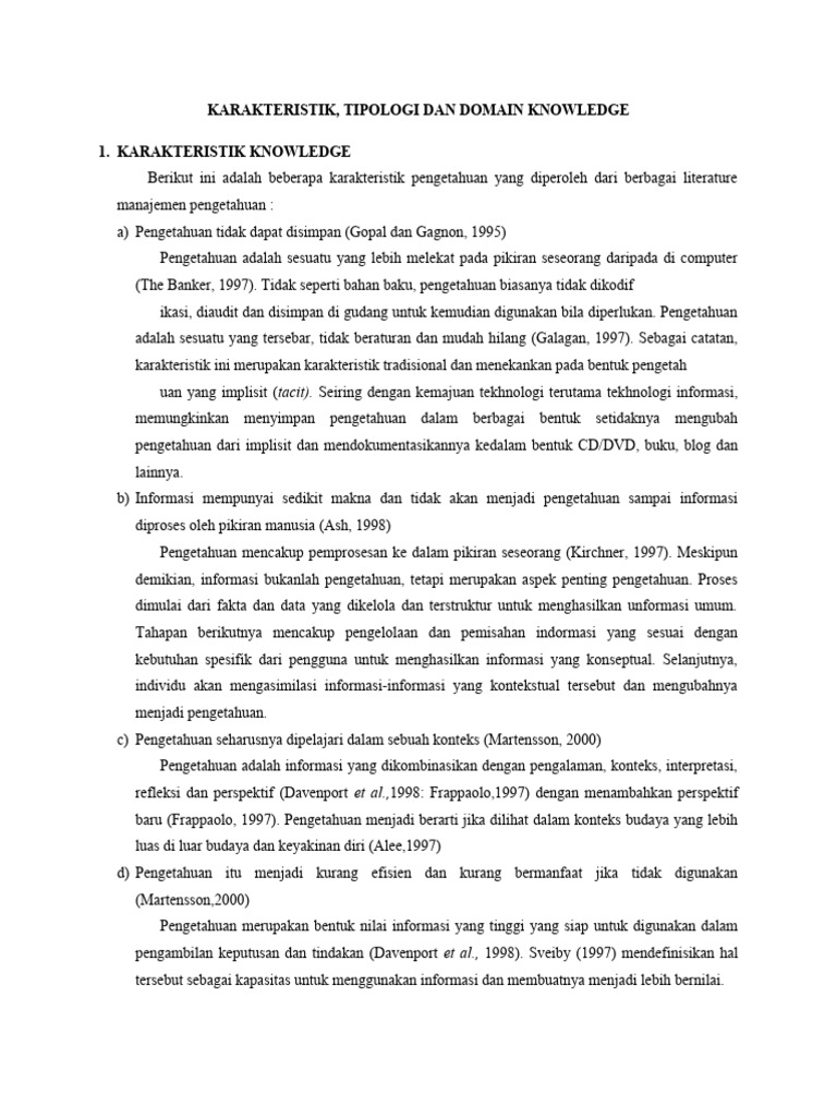 Memahami Pengertian Knowledge Management | PDF | Sains & Matematika