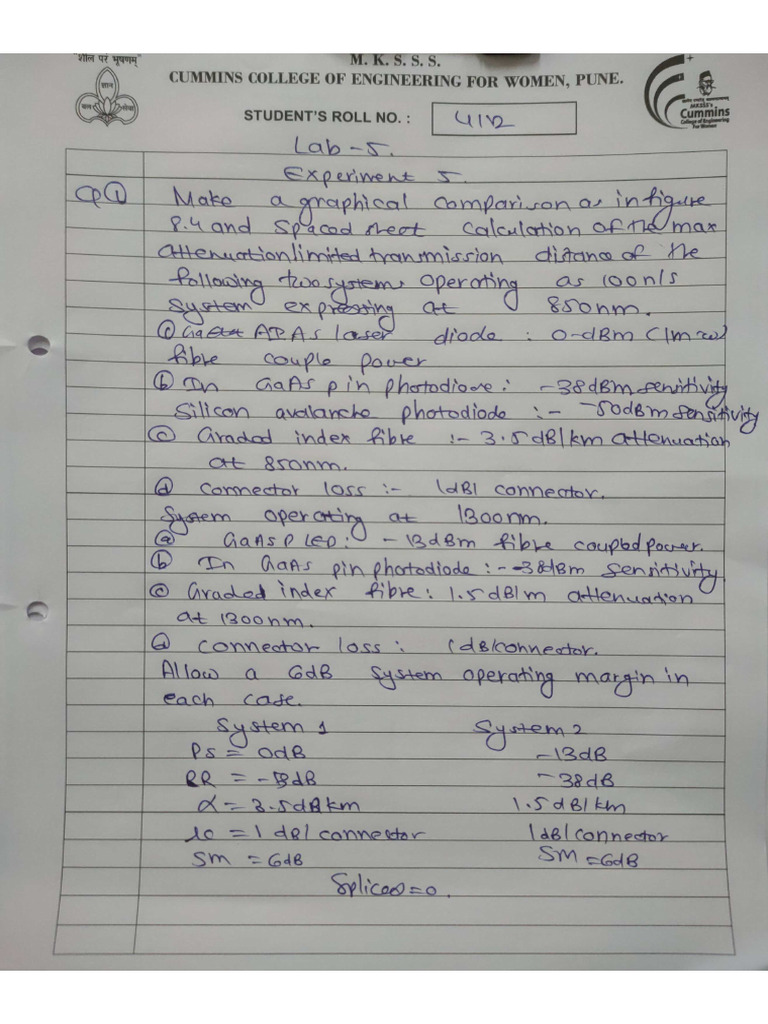 BCS Lab5Numericals | PDF