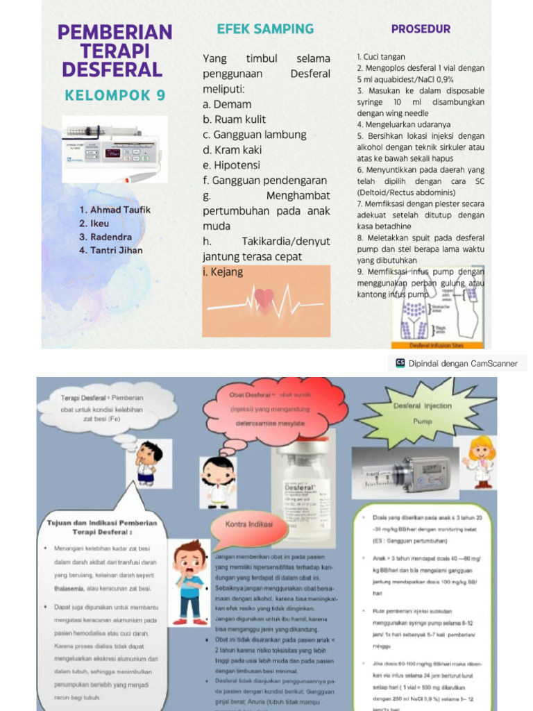 Leaflet Kemoterapi Desferal - KLMPK 9 | PDF