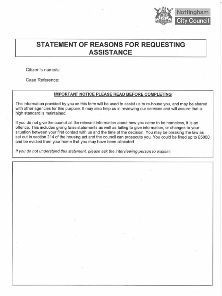 homeless-statement-print-off-to-complete | PDF