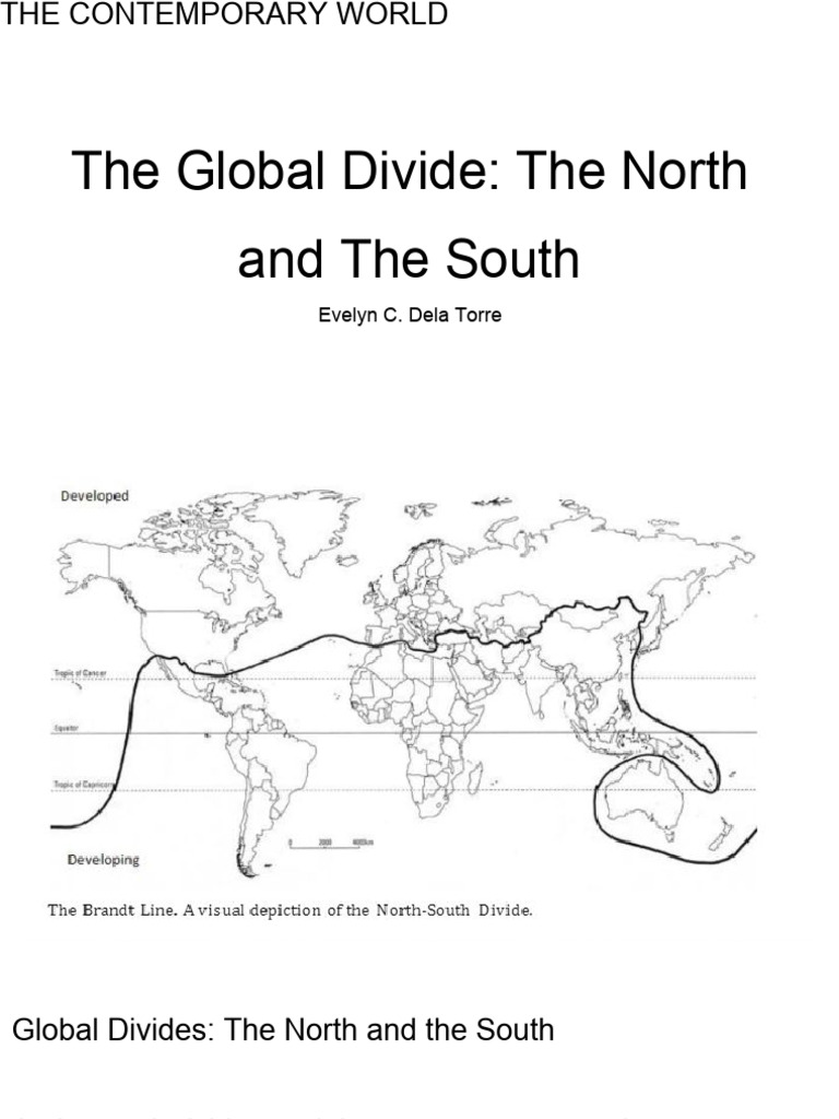 Lesson 6 Contemporary World Global Divides | PDF | Third World | Cold War