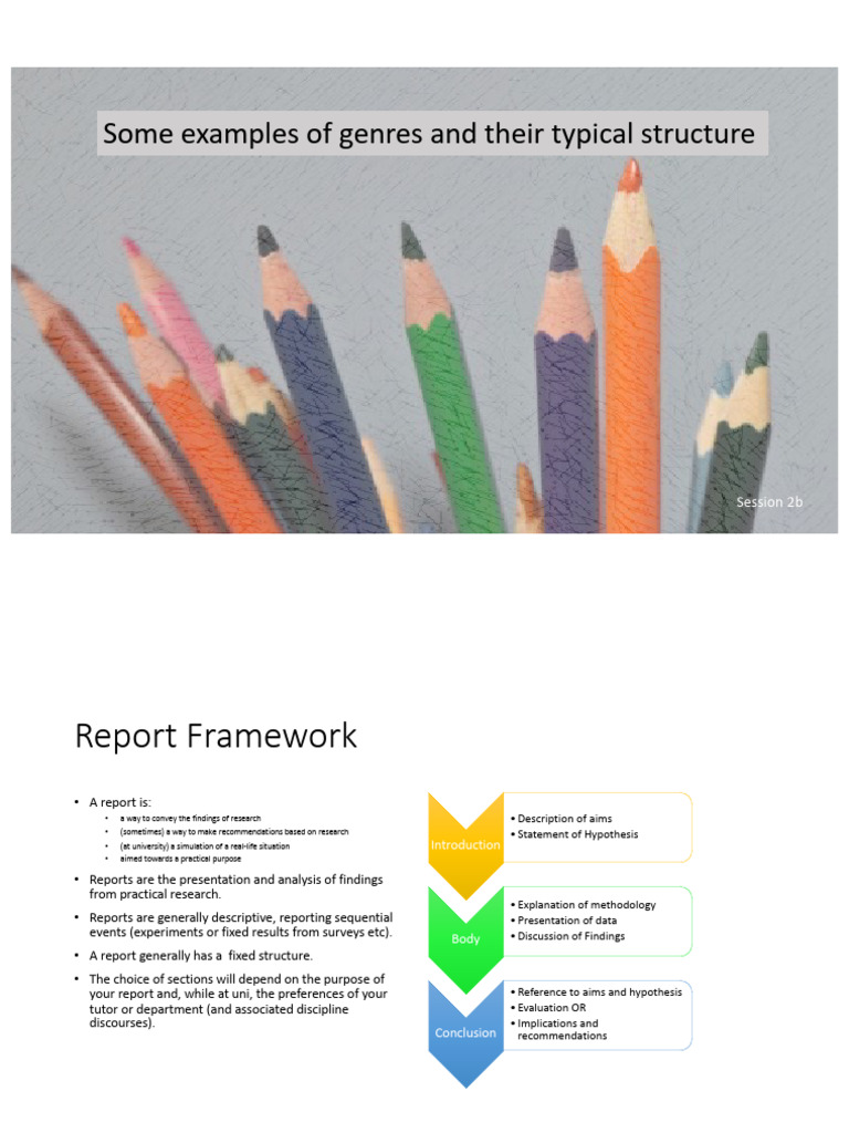 Report Writing Frameworks Explained | PDF | Narrative | Science