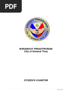 Barangay Organizational Chart 2021 | PDF