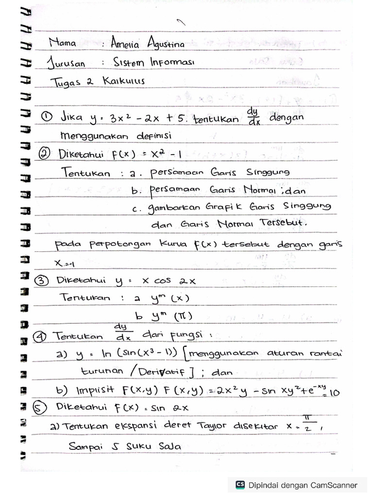 Tugas 2 Kalkulus Pdf