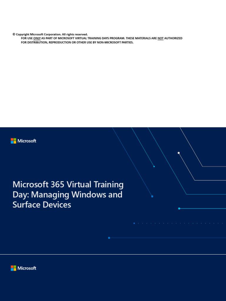 Managing Windows and Surface Devices 1 | Download Free PDF | Windows 10 ...