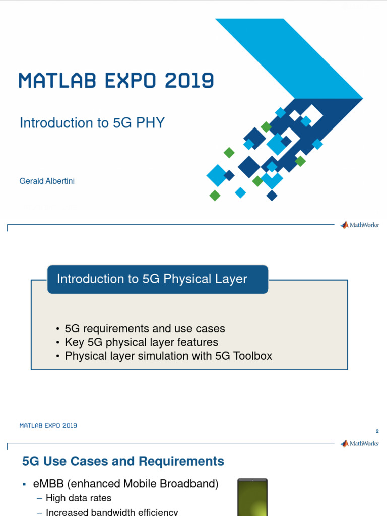 Mathworks Gerald Albertini Introduction 5g | PDF | Broadband | Computer ...