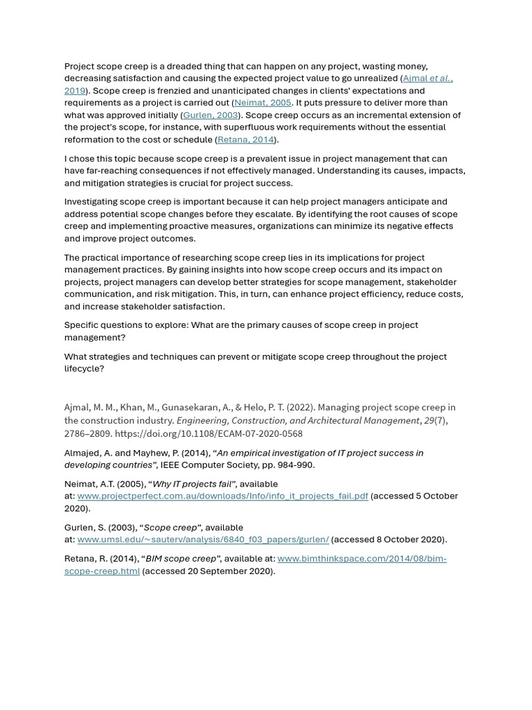 PJM 6005 | Download Free PDF | Project Management | Risk