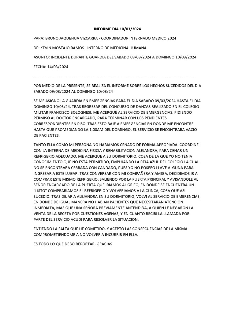 INFORME1 | PDF | Derecho