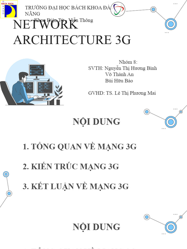 Nhom6_Topic2_Network_Architecture_3G | PDF