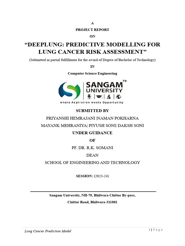 Project Report Major Project | PDF | Machine Learning | Preventive Healthcare