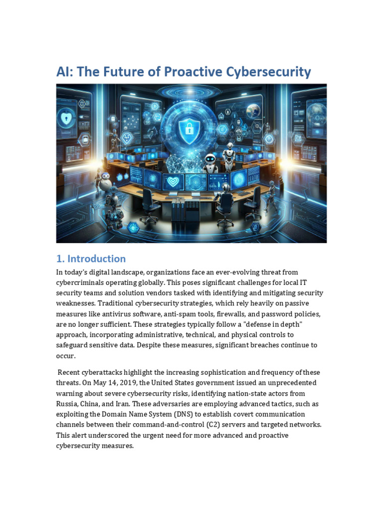 AI-Driven Cybersecurity Solutions | PDF | Computer Security | Security