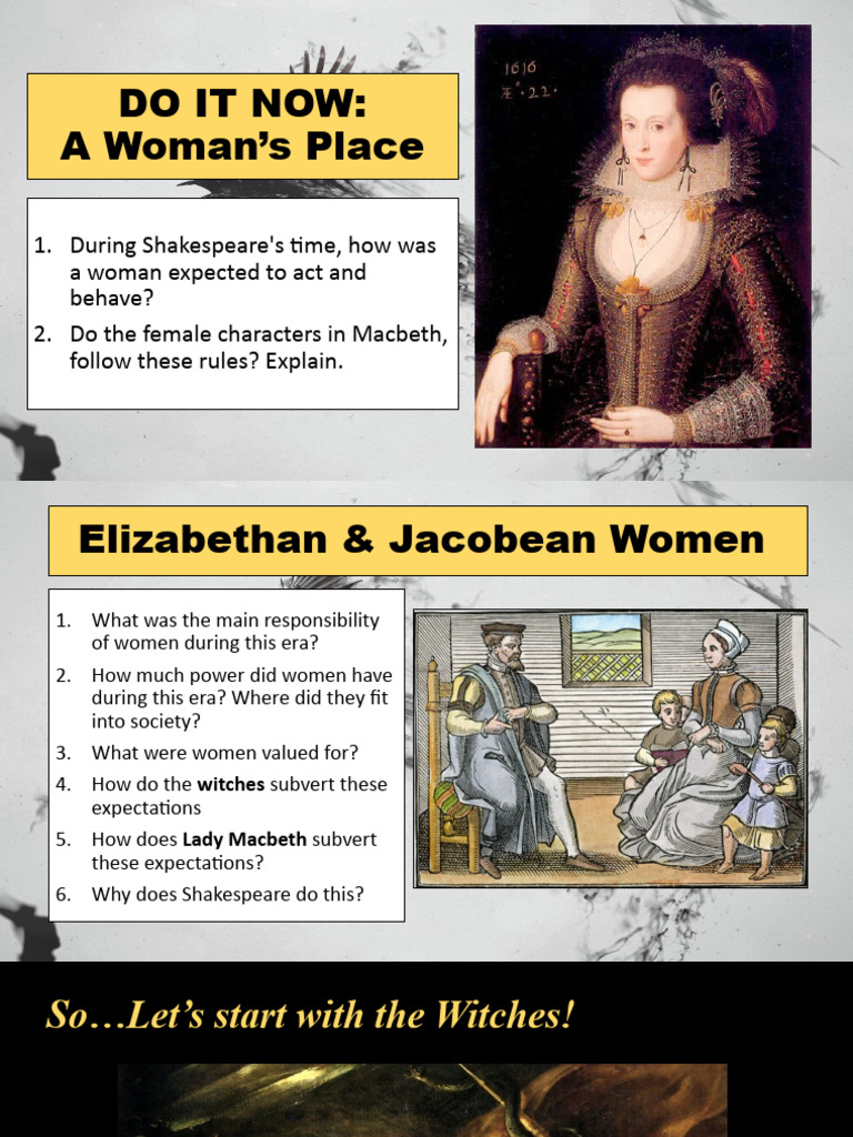 Do It Now: A Woman's Place | PDF | Witchcraft | James Vi And I