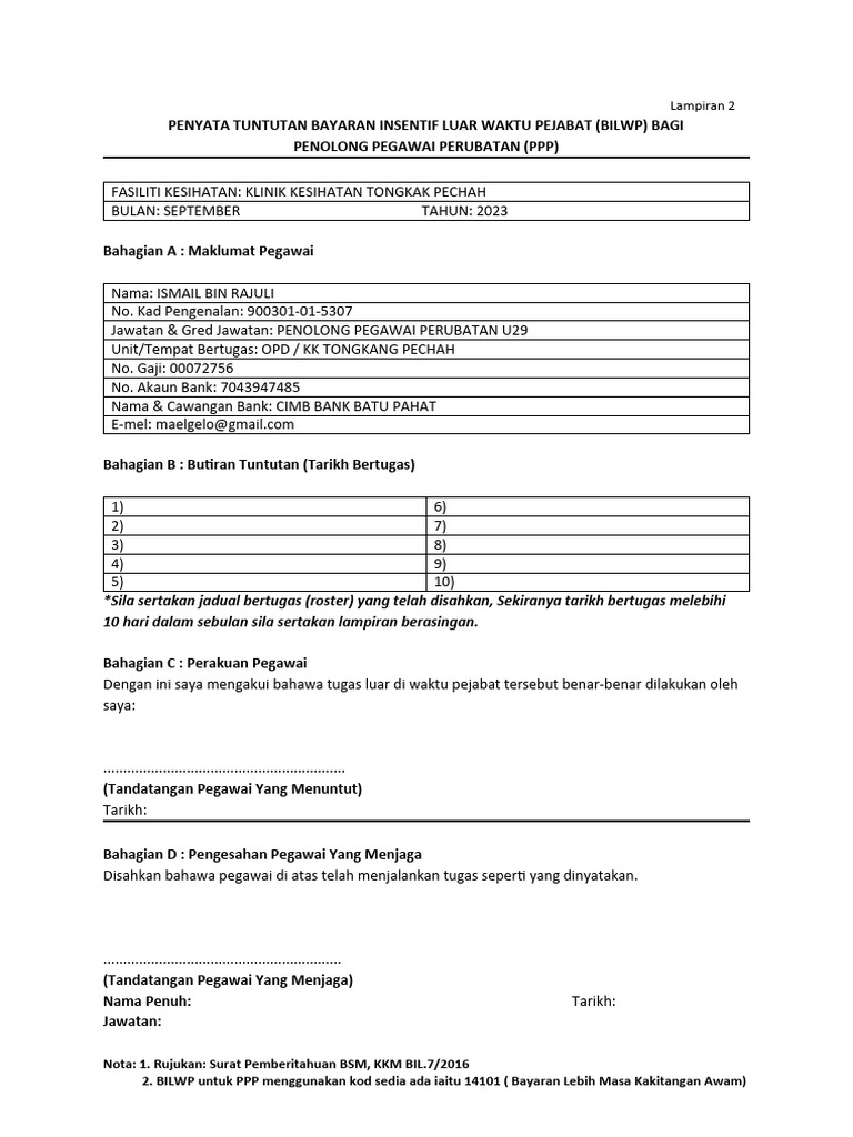 Lampiran 2 Bilwp Pdf
