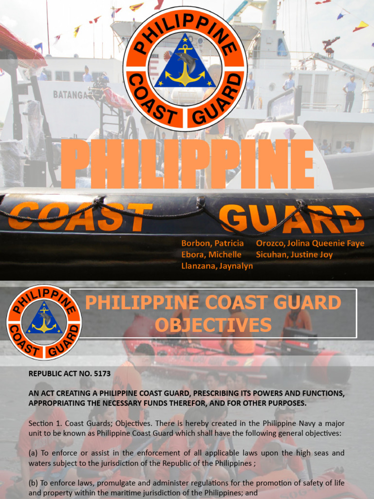 Lea Phillipines Coast Guard | PDF | Government
