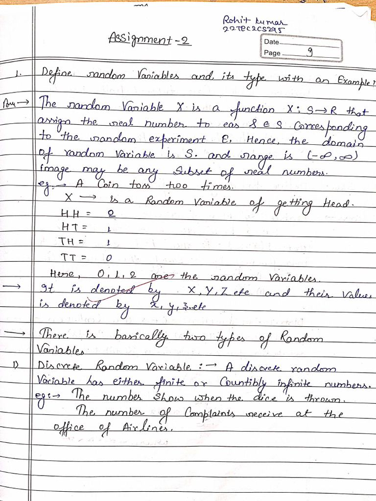 STA Assignment - 2 | PDF