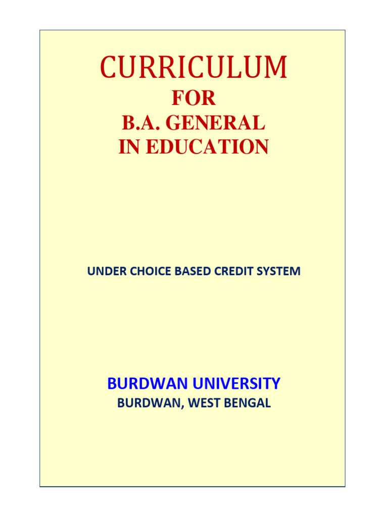 Syllabus BAP EDN 2017-2018 | PDF | Distance Education | Educational ...