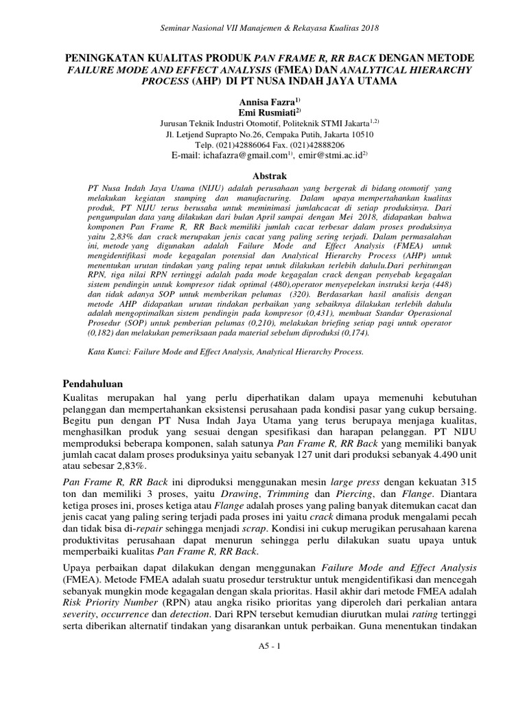 A5 - Annisa Fazra - Poltek STMI, Jakarta | PDF | Komputer | Teknologi & Rekayasa