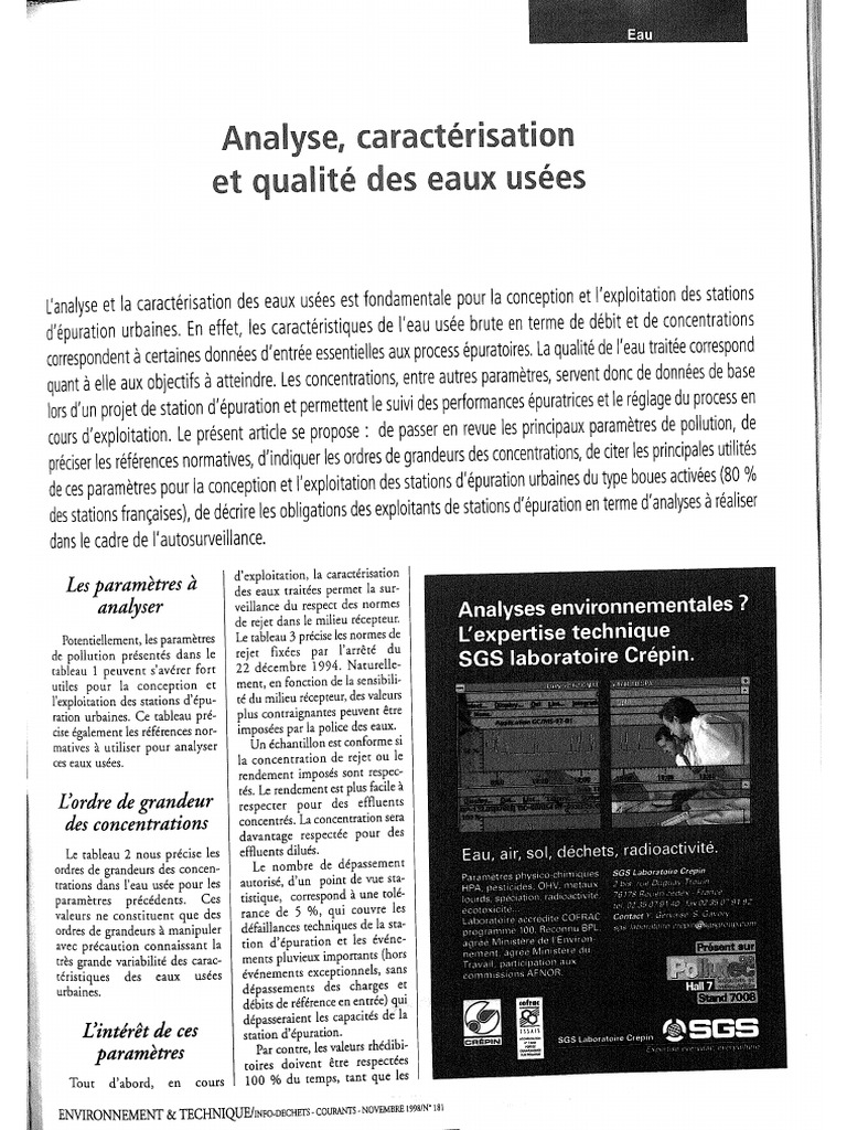 AnalyseCaraterisationQualite_des_ERU | PDF