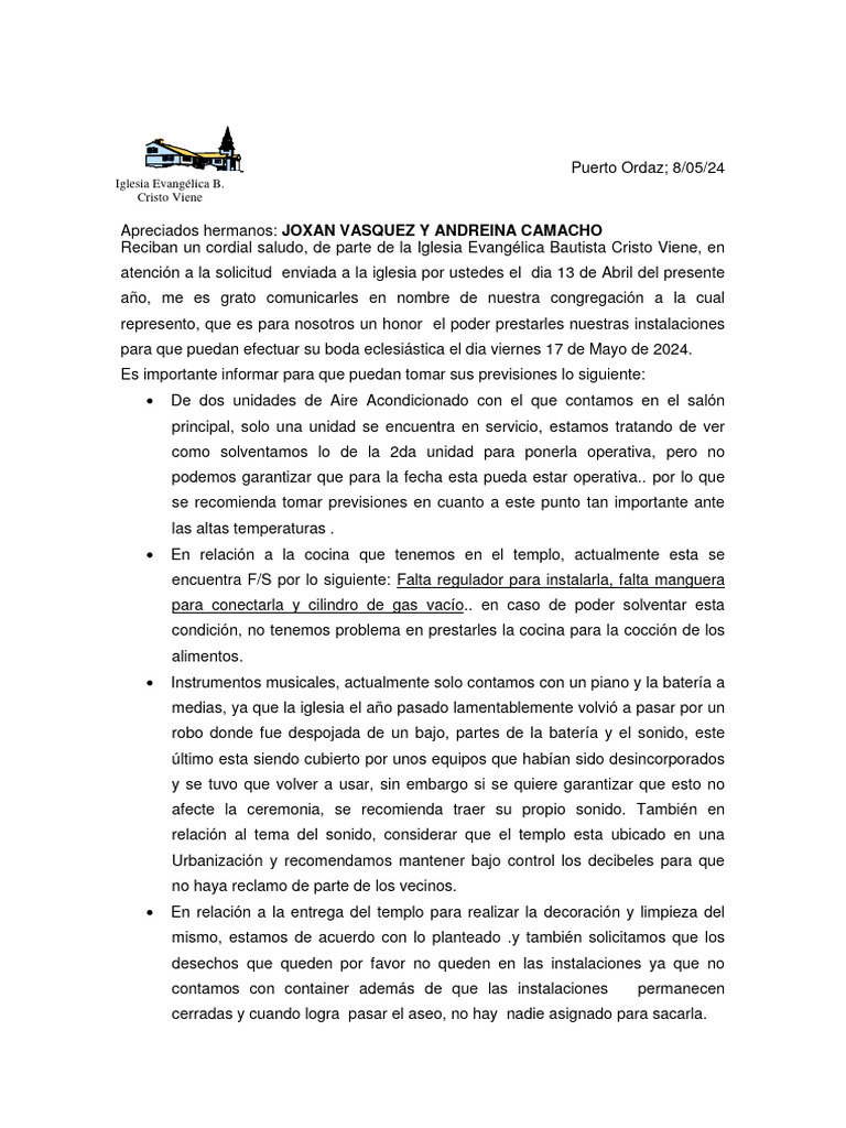 Respuesta A Hnos Joxan y Andreina | PDF