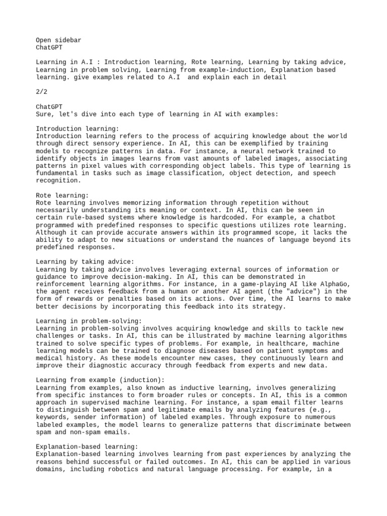 Artificial Intelligence Pdf Lecture Pdf Artificial Intelligence