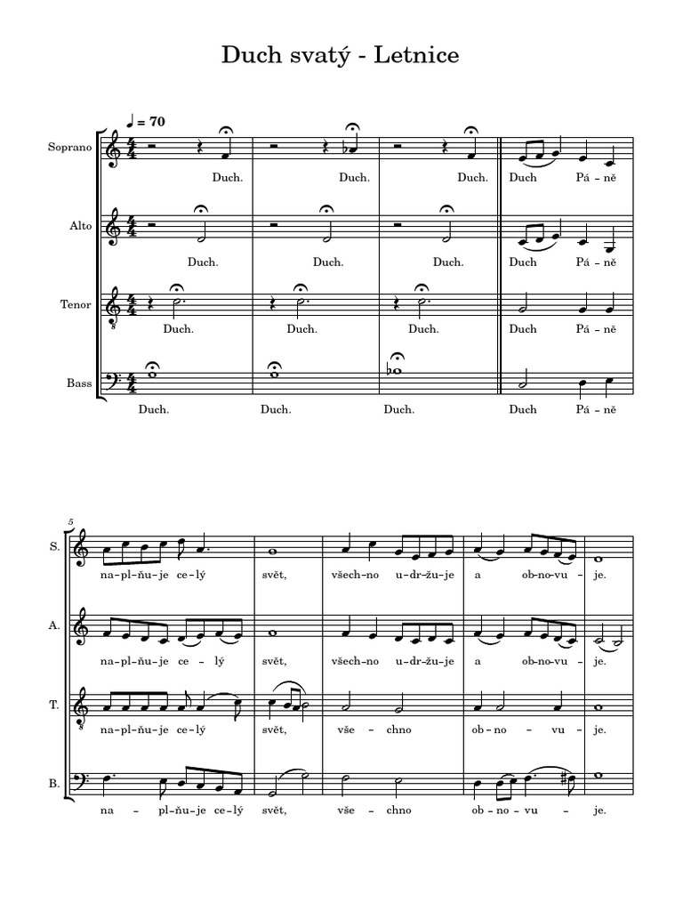 Duch Svatý - Letnice | PDF