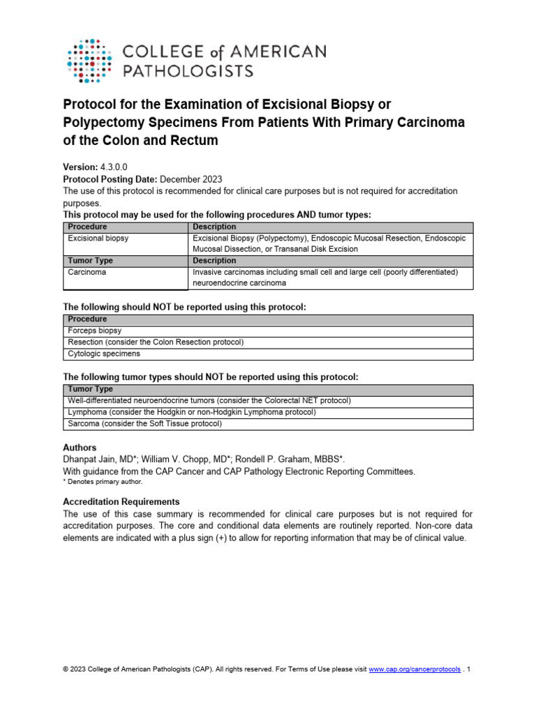 ColoRectal - BX 4.3.0.0.REL CAPCP | PDF | Large Intestine | Colorectal ...