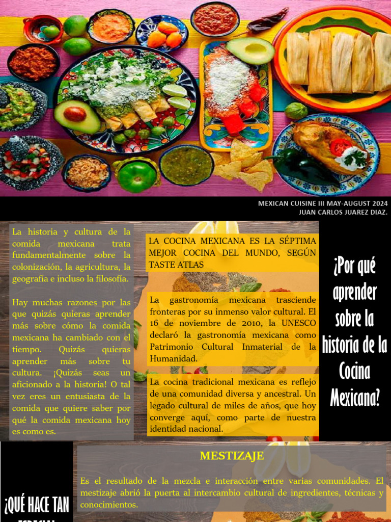 Mexican Cuisine Introduccion | PDF | Cocina mexicana | Alimentos