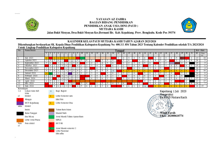 Kalender Pendidikan | PDF