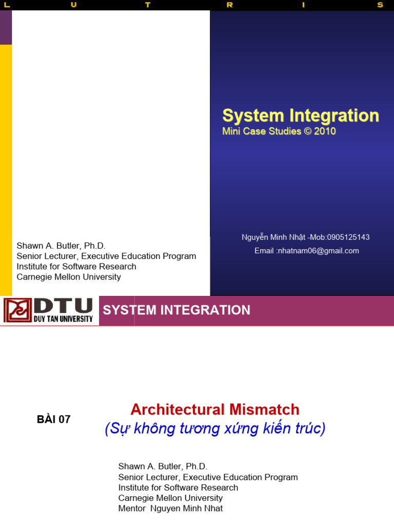 SIP07 Architecture Mismatch | PDF | Computer Engineering | Computer Hardware
