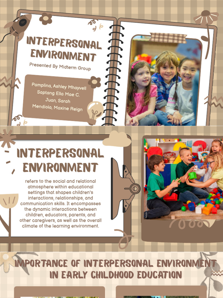 Interpersonal Environment | PDF | Learning | Preschool